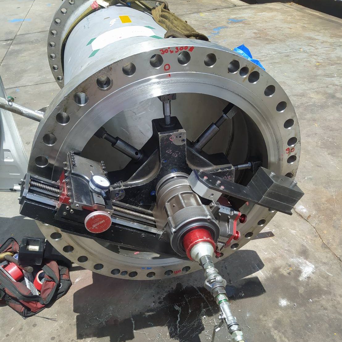 Pipe / Flange On-Site Machining | Alpha Industrial Services