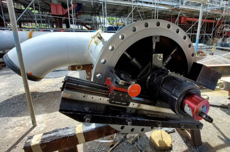 Pipe / Flange On-Site Machining | Alpha Industrial Services